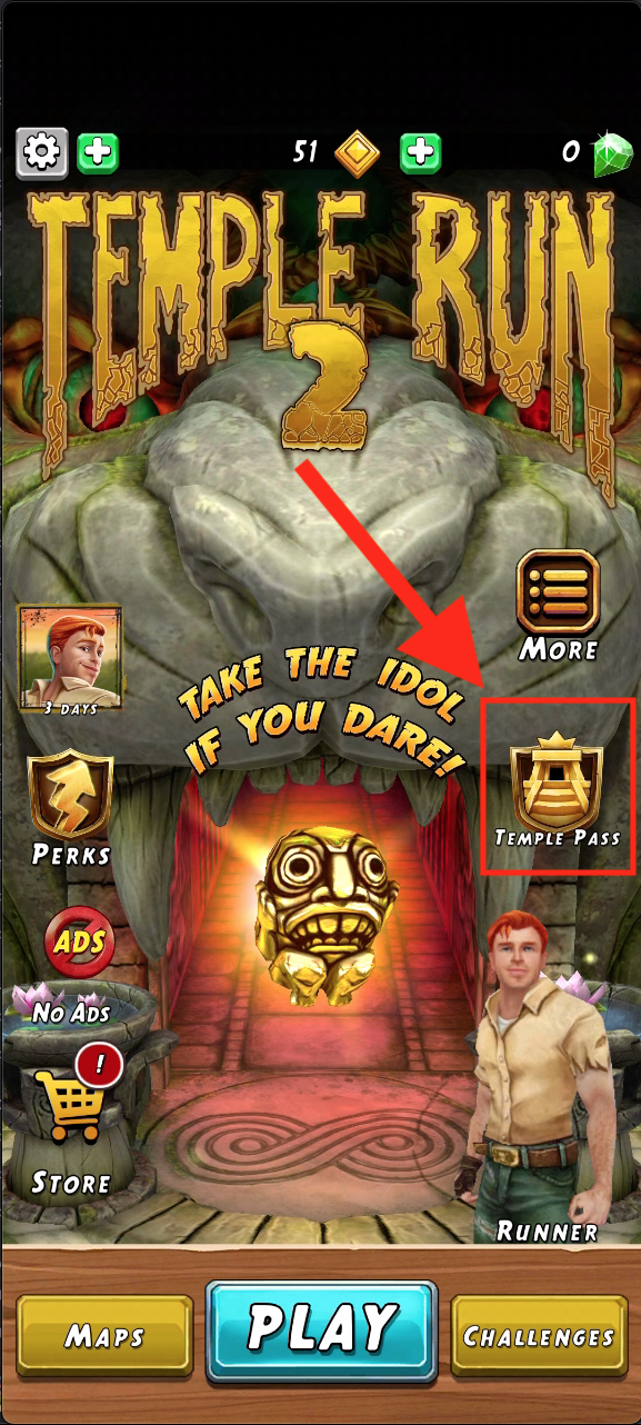 Introducing Temple Pass – Temple Run 2 (2013)